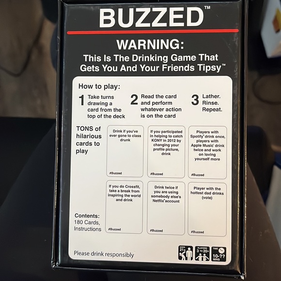 Buzzed | Other | Buzzed Drinking Card Game | Poshmark